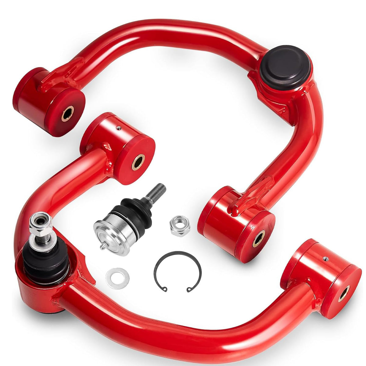 Richeer 2-4" Front Upper Control Arms & 2-4" Lift Suspension Kit Adjus