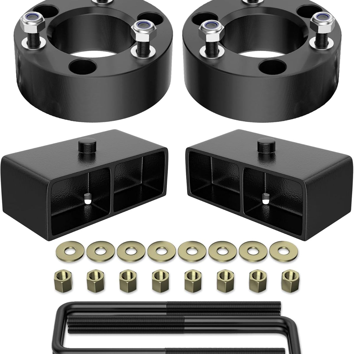 Richeer 3" Front 2" Rear Leveling Lift Kit for Chevy and GMC