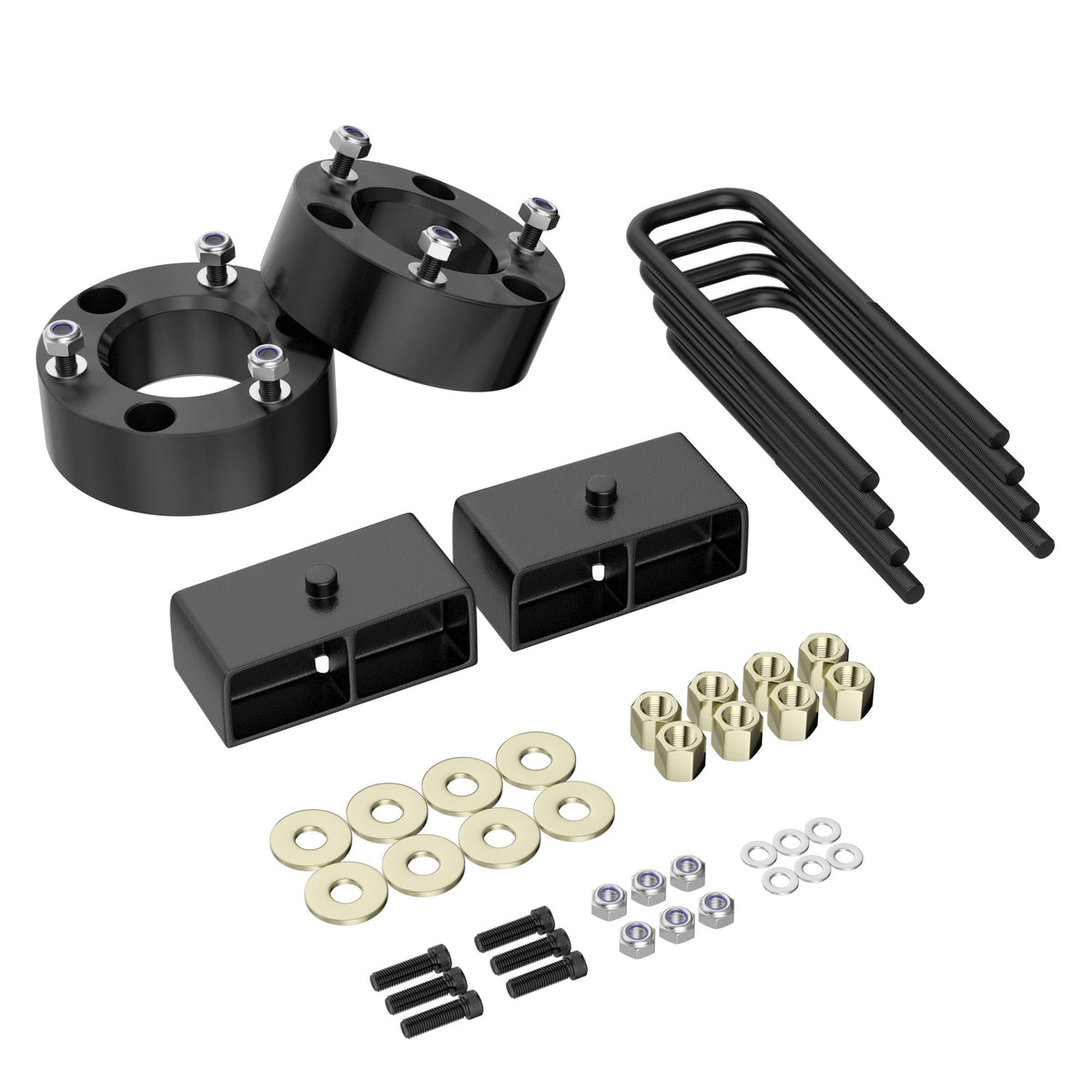 Richeer 3" Front 2" Rear Leveling Lift Kit for Chevy and GMC