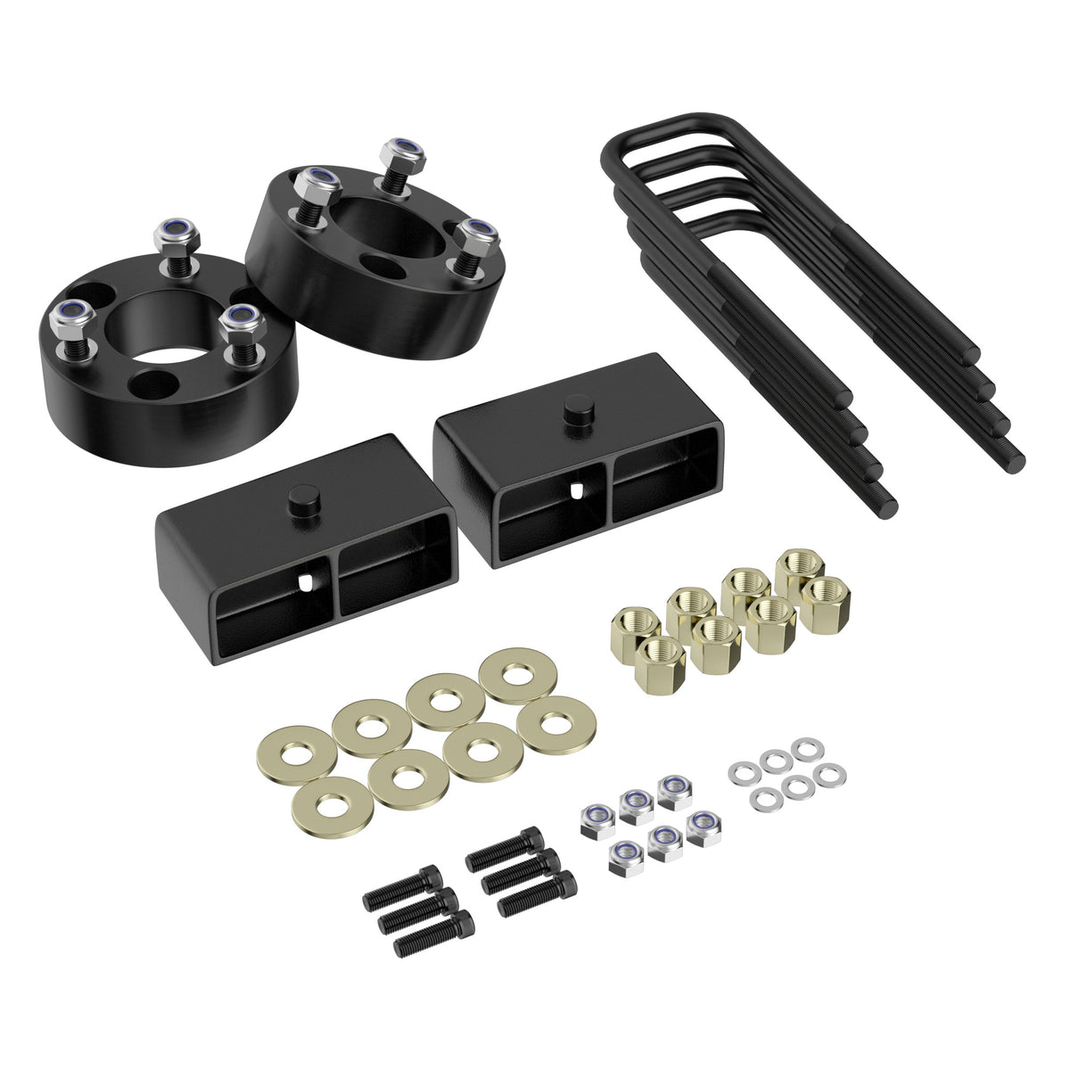 Richeer 3" Front 2" Rear Leveling Lift Kit for Nissan